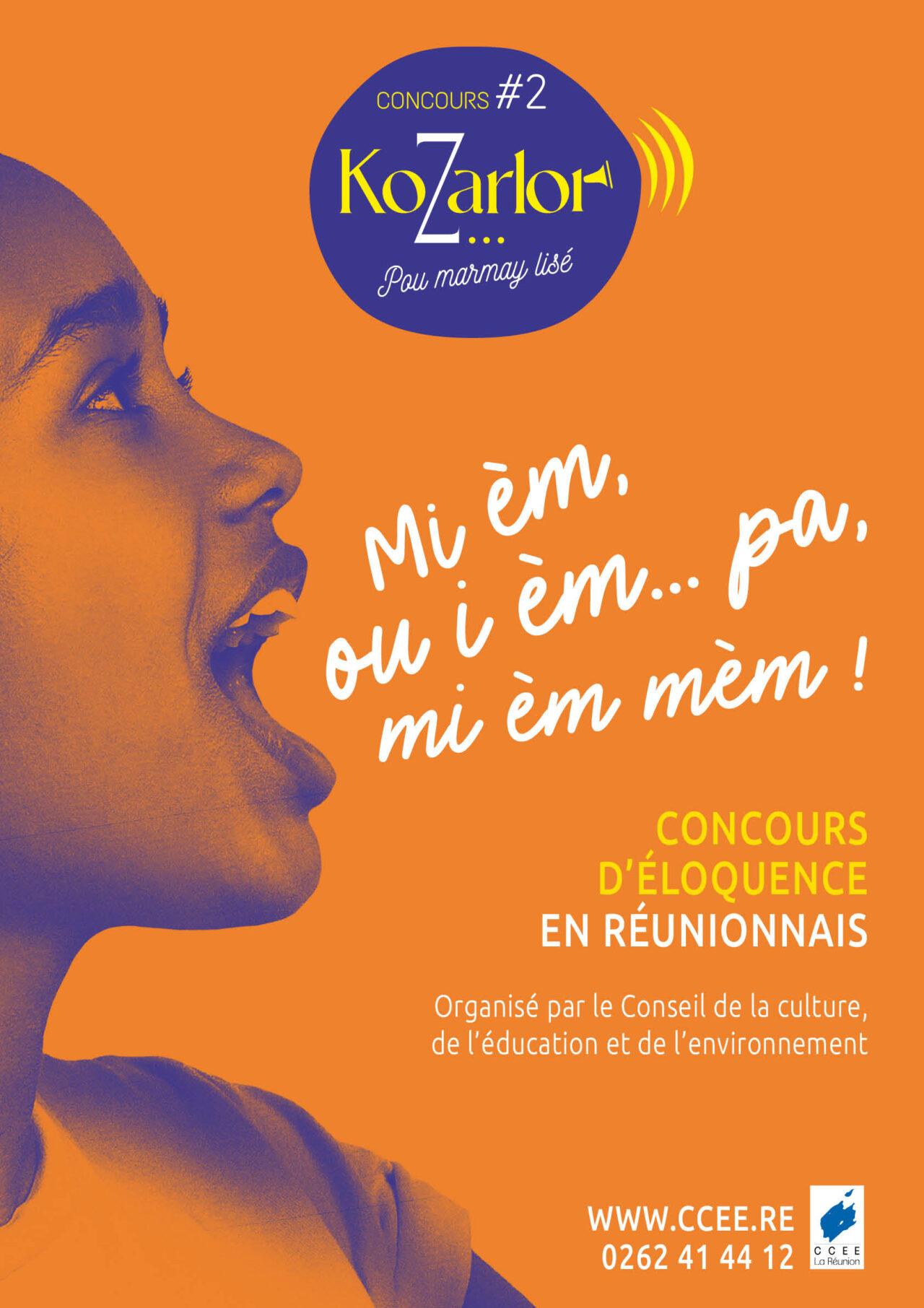 Concours d'éloquence en créole : KoZarlor 2023 -2024 - Conseil de la ...